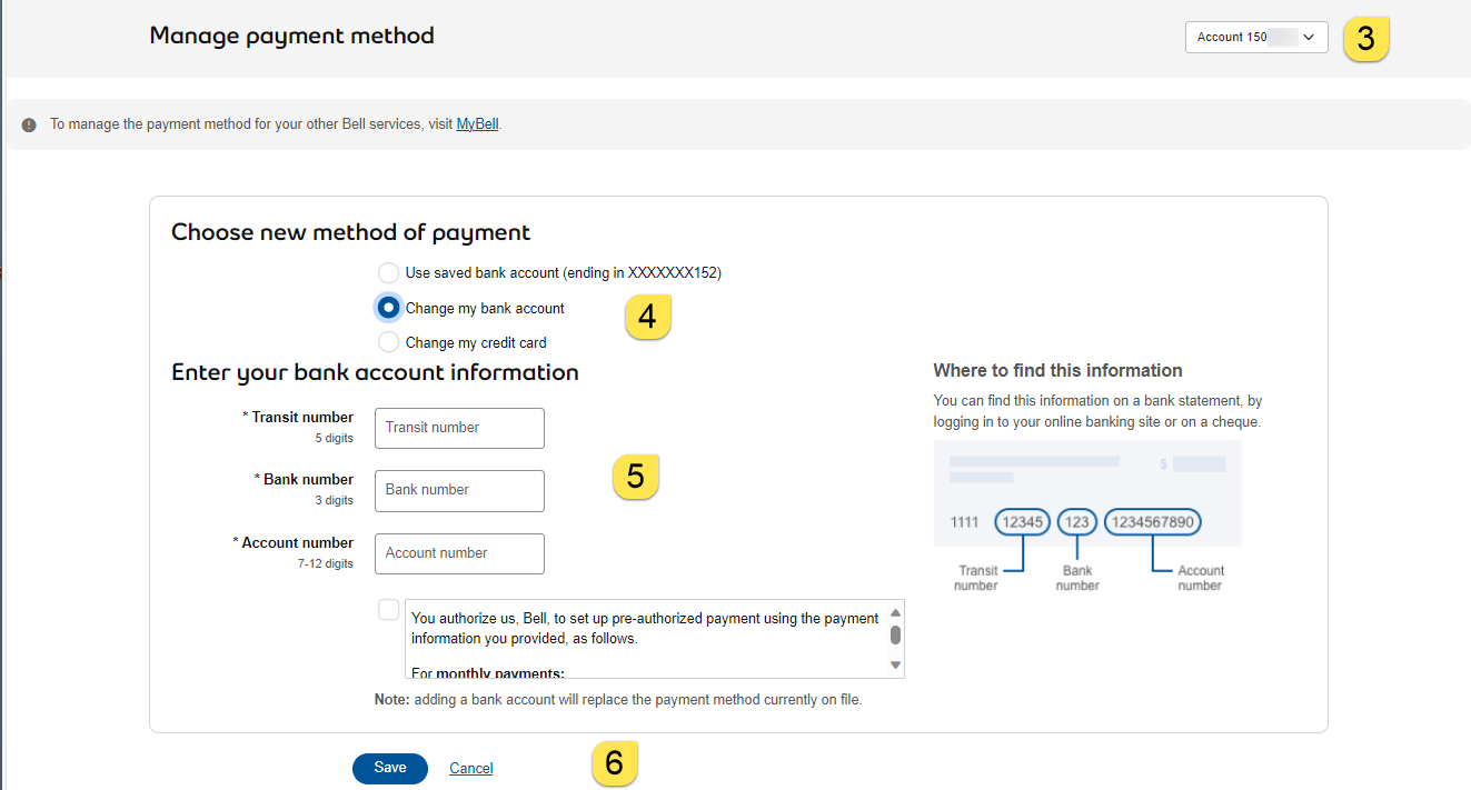 Set-Up and Manage Payment Method